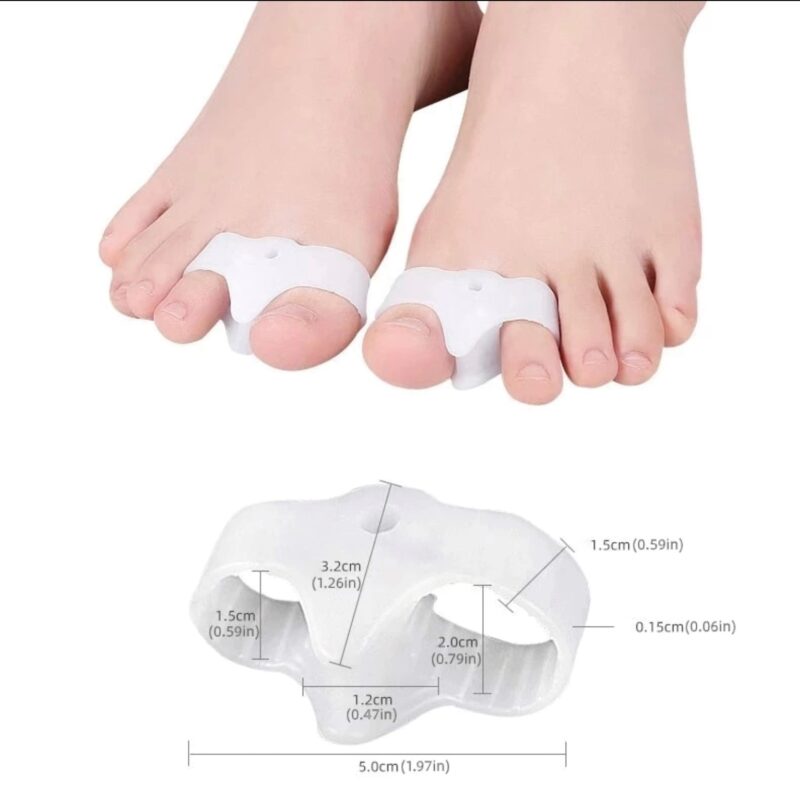 Verbeter uw comfort en voorkom wrijving met onze Gel Tenenspreider ...